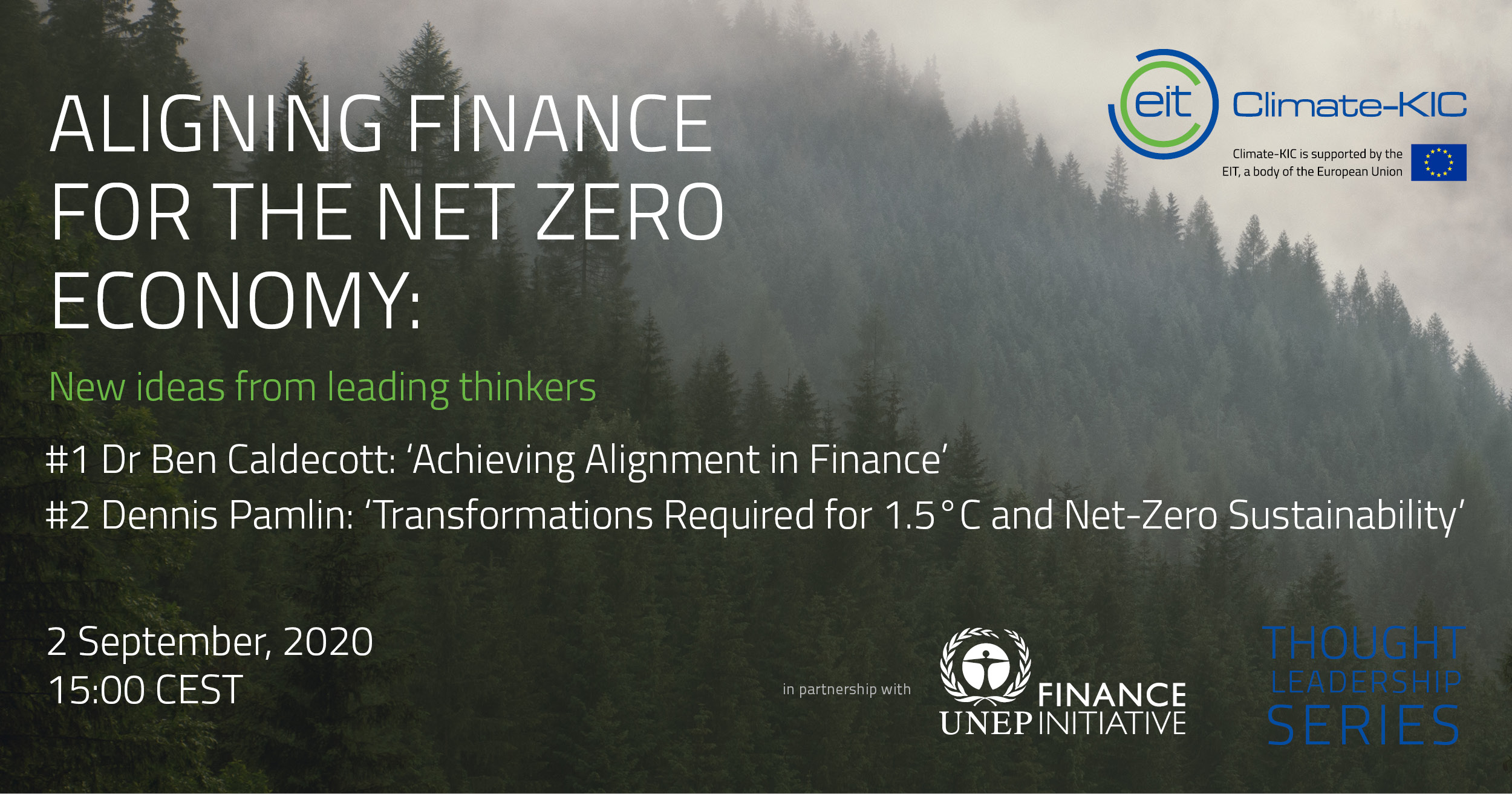 Webinar: Climate Finance Thought Leadership Series Launch – United ...