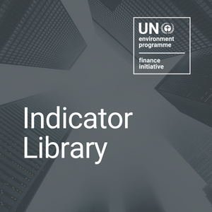Indicator Library – United Nations Environment – Finance Initiative