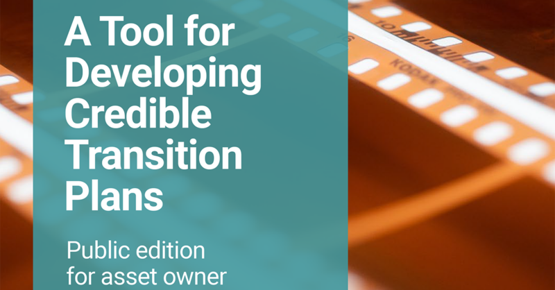 A Tool for Developing Credible Transition Plans: Public edition for ...