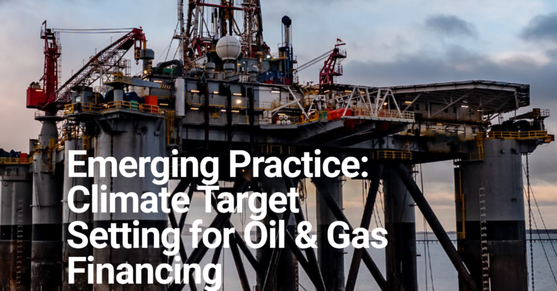 Climate Target Setting for Oil & Gas Sector Financing – United Nations ...
